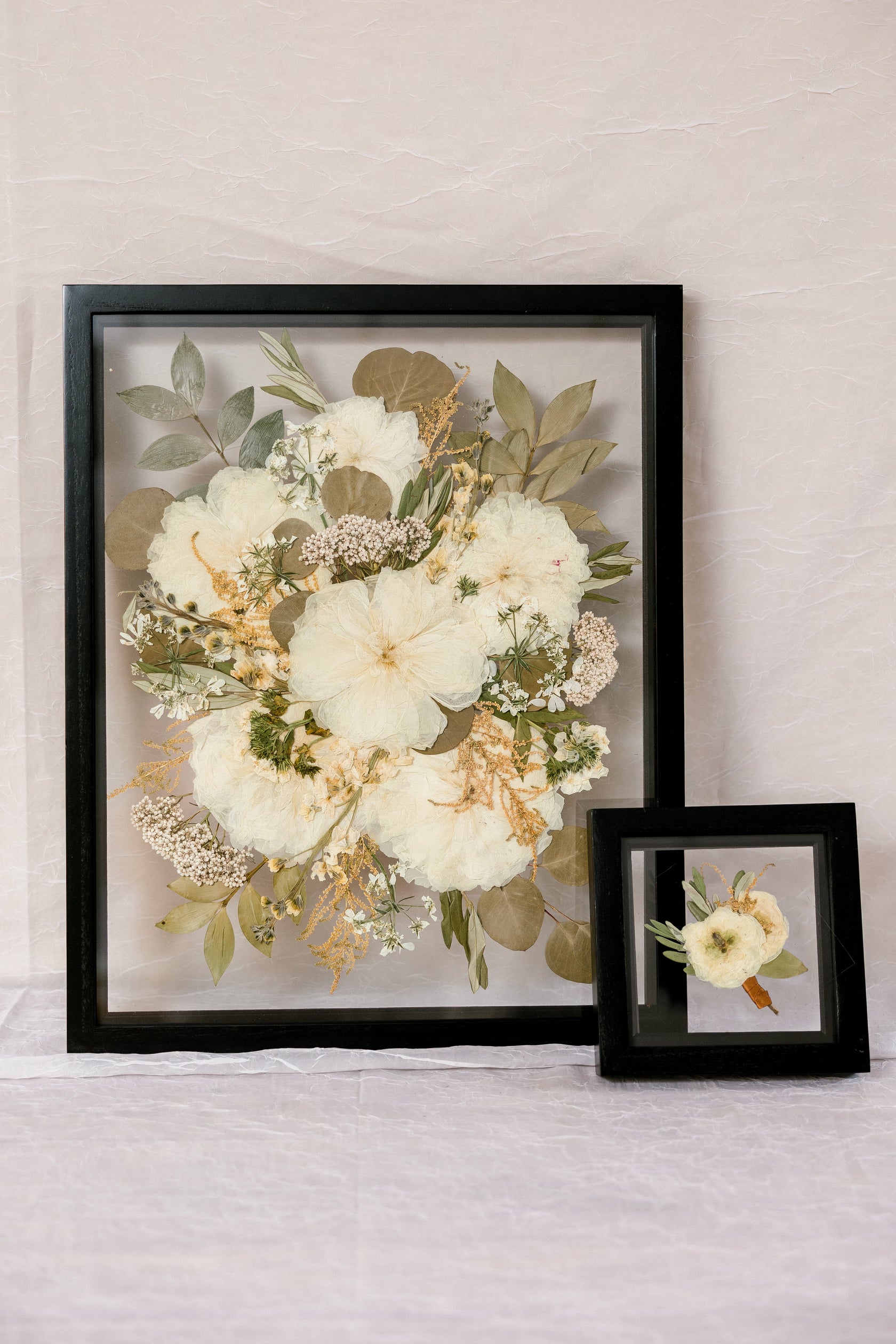The Classic | Bouquet & Boutonniére Pressed Flower Frames – Element Design