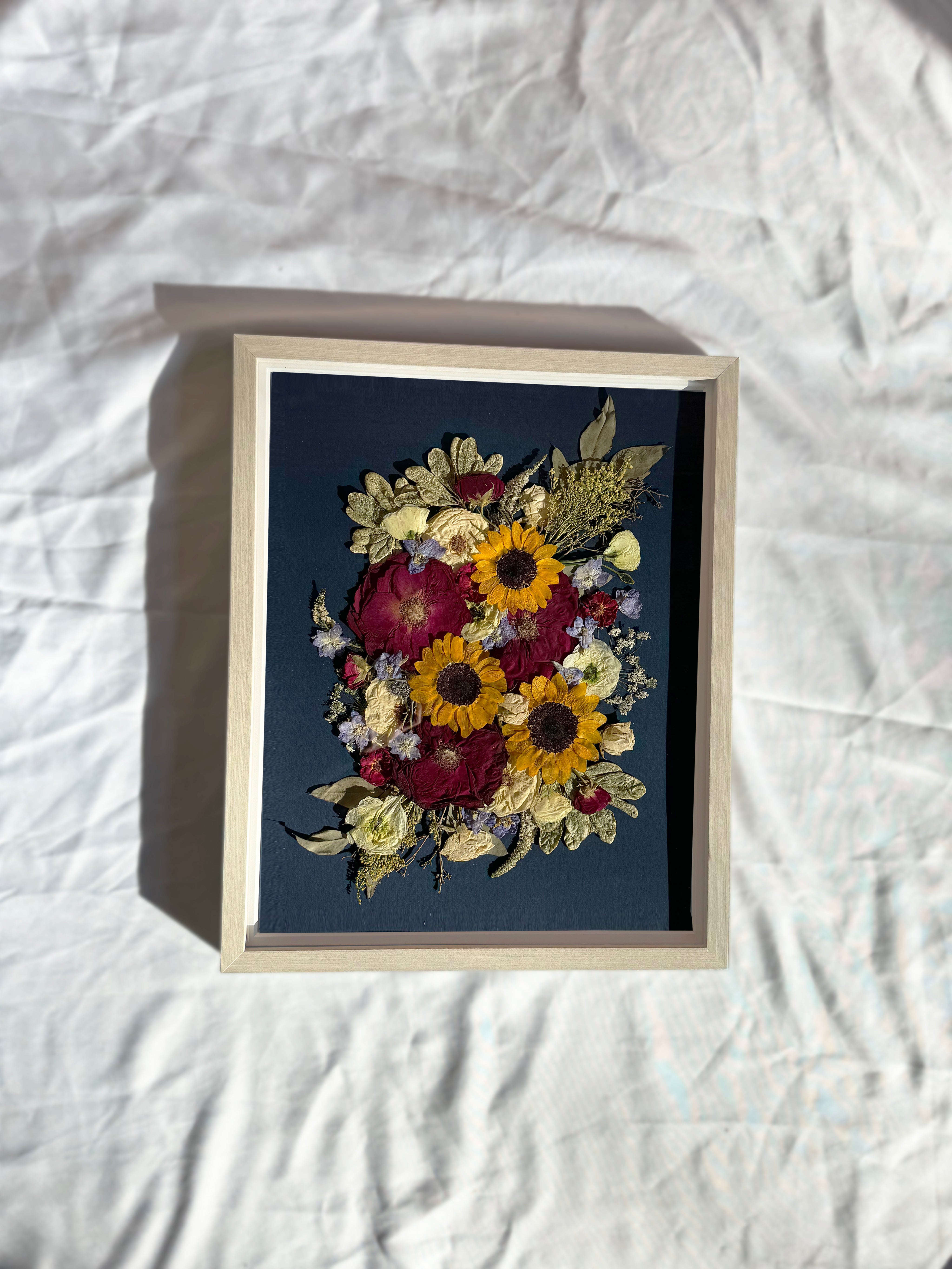 Pressed Flower Natural Wood Frame | Pressed & Framed Flower – Element ...