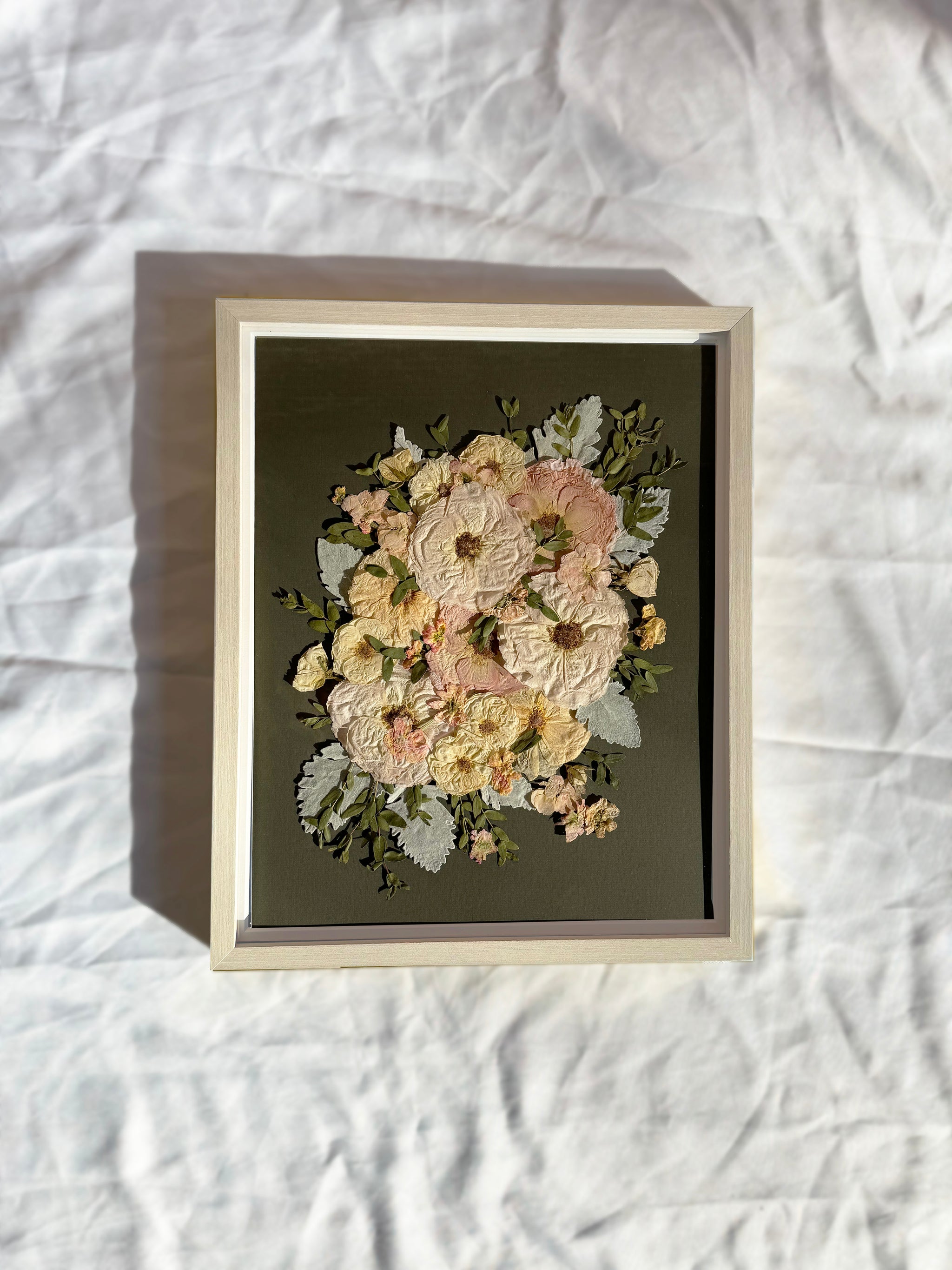 Pressed Flower Natural Wood Frame | Pressed & Framed Flower – Element ...