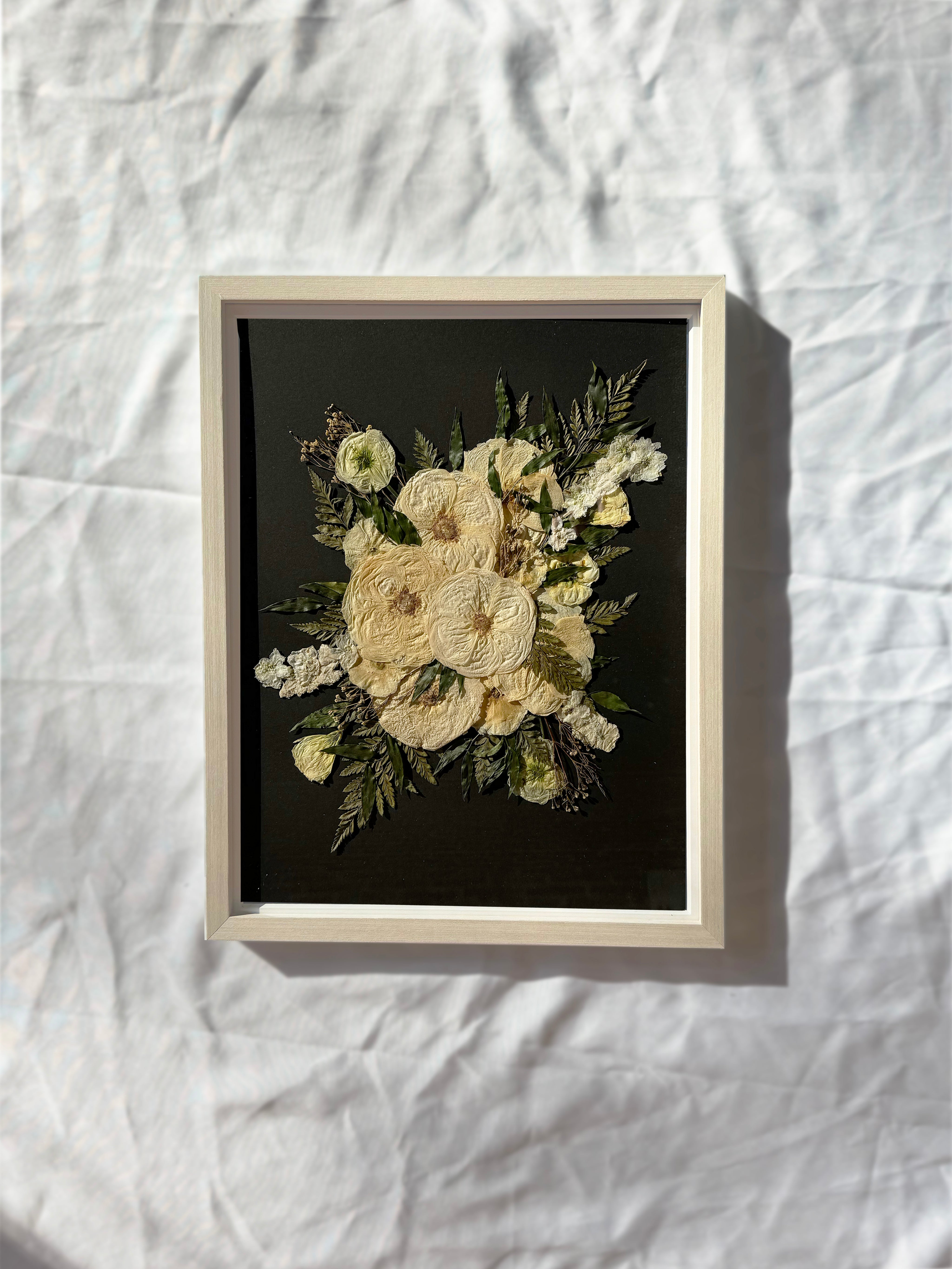 Pressed Flower Natural Wood Frame | Pressed & Framed Flower – Element ...